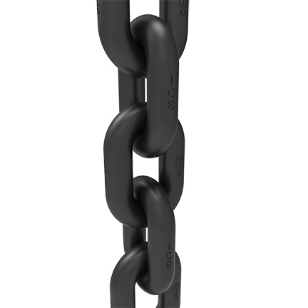 ICE-Round steel chain - Black phosphated - RUD