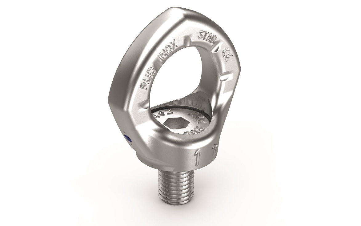 INOX-STAR® Swivel Eye Bolt, Metric Thread - RUD