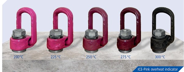 RUD ICE Chain Pink Powder Coating Acts as Overheating Indicator - RUD