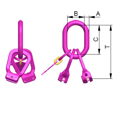 VIP Master links, 4-leg - RUD